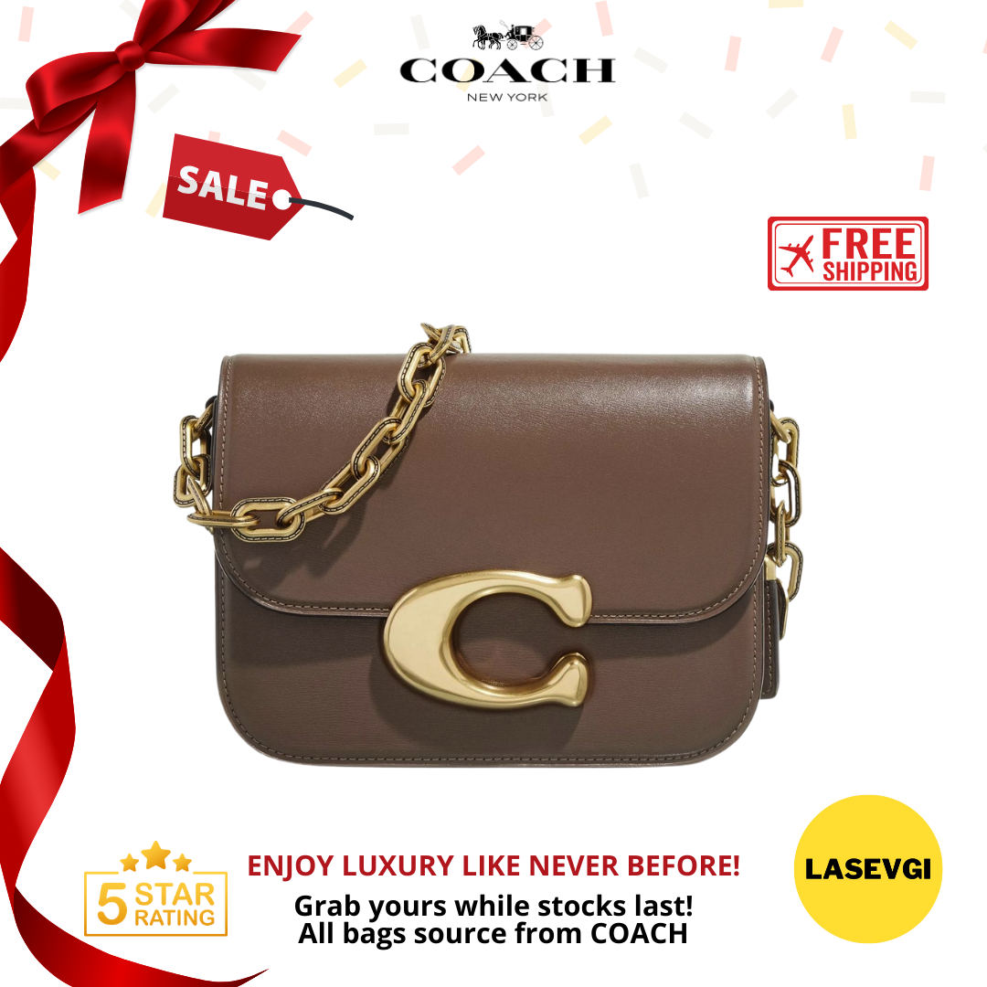 COACH Idol bag in Dark Stone - CM557 — www.lasevgi.com